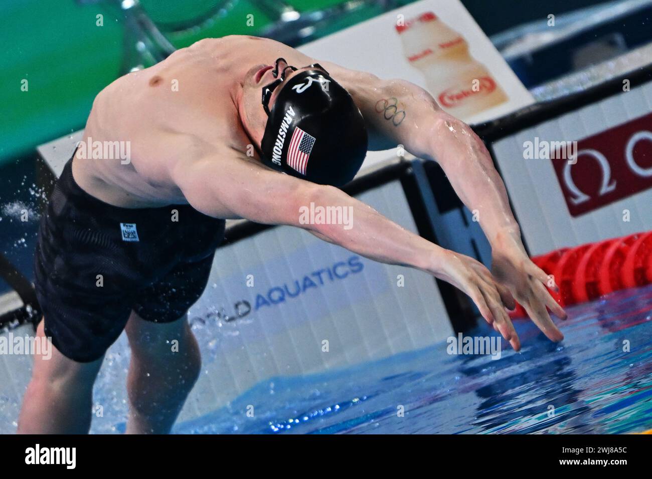 Doha, Qat. 13th Feb, 2024. Hunter Armstrong from USA during World ...