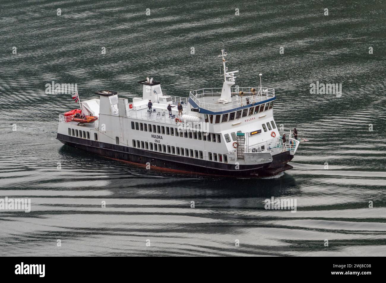 The Huldra passenger ferry arriving at Flåm, Norway Stock Photo - Alamy