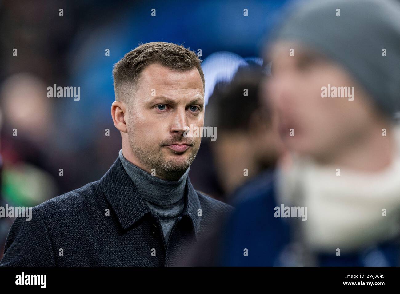 Copenhagen, Denmark. 13th Feb, 2024. Head coach Jacob Neestrup of FC ...
