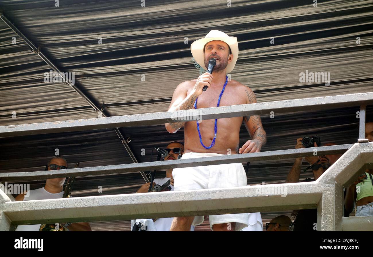 Copacabana, Rio De Janeiro, Brazil. 13th Feb, 2024. Brazilian singer ...