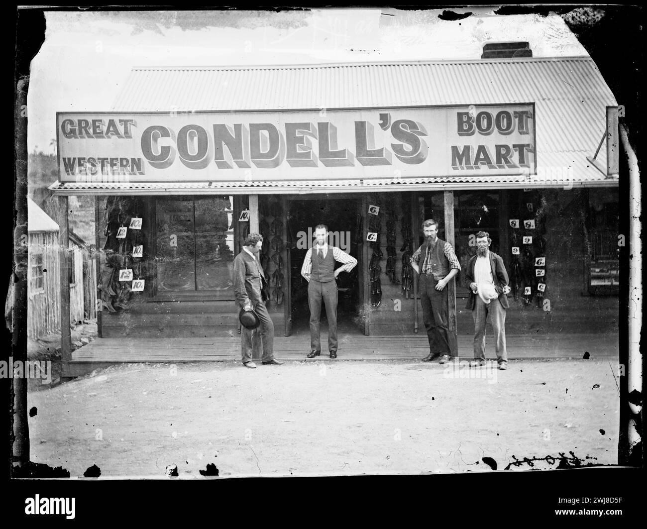 Condell's Great Western Boot Mart , Clarke Street, Hill End, New South ...