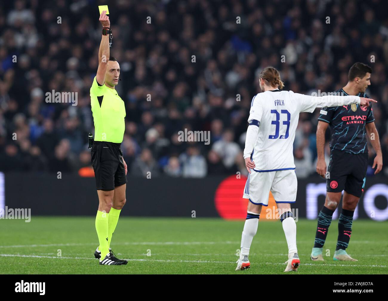 Copenhagen, Denmark. 13th Feb, 2024. Rasmus Falk of FC Copenhagen is ...