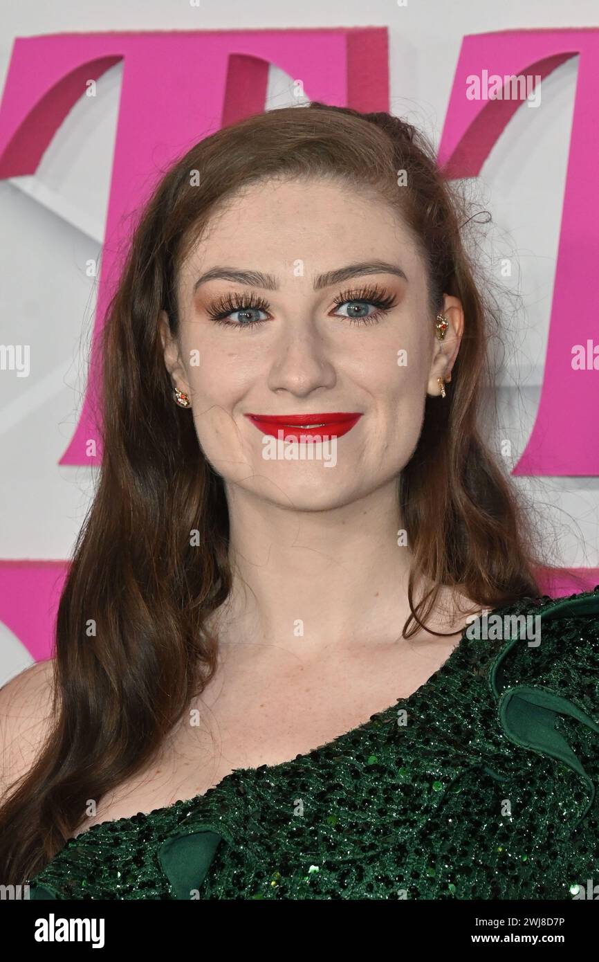 London, UK. 13th Feb, 2024. Amber Doig-Thorne at Wicked Little Letters ...