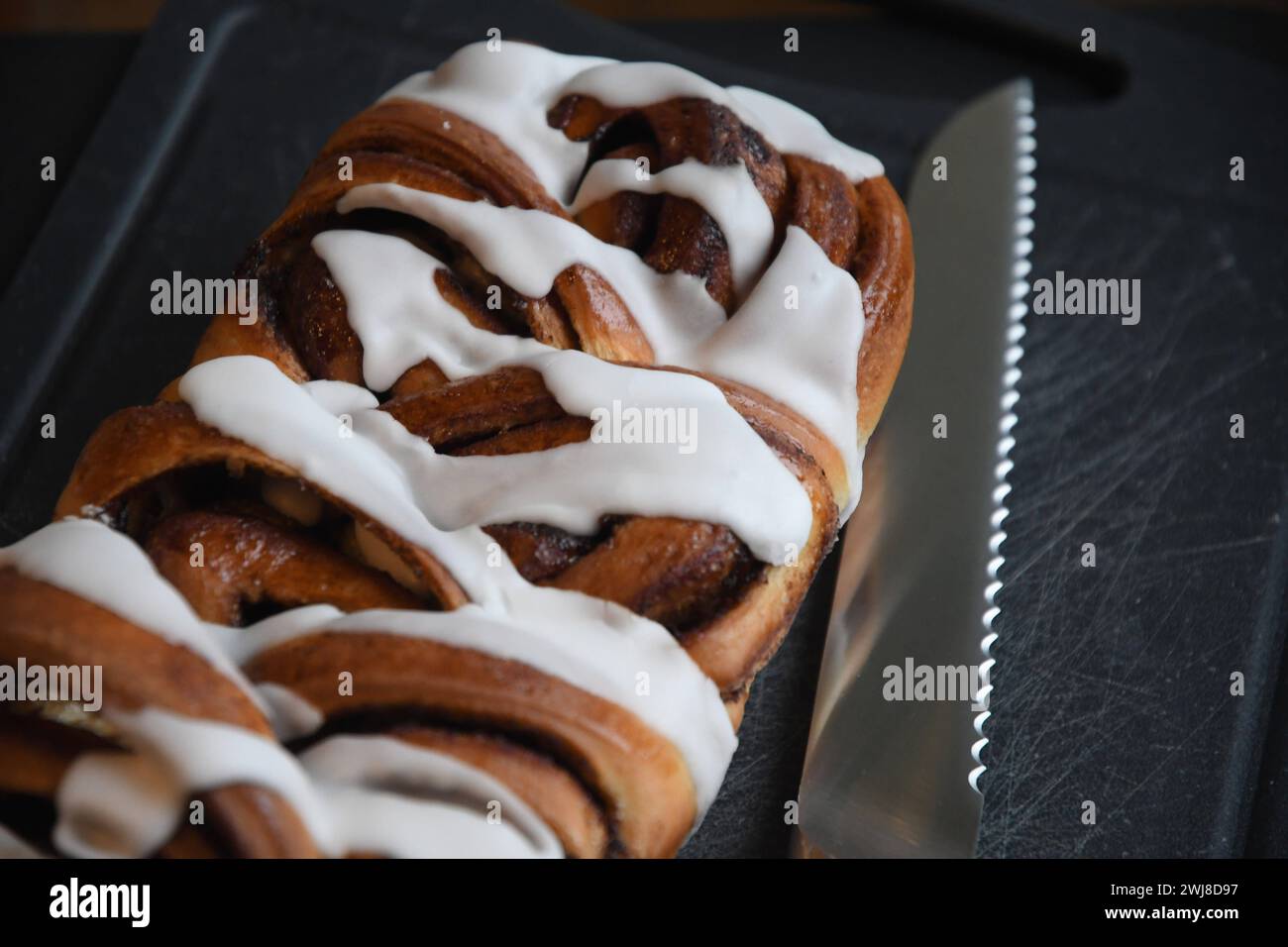 Copenhagen, Denmark /10 February 2024/.Kanel bread cake and muffen for tea and coffee in ...