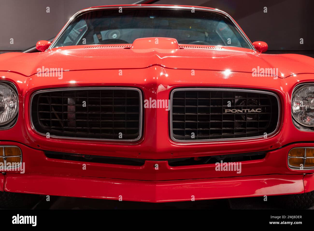 Sparkford.Somerset.United Kingdom.January 7th 2024.A Pontiac Firebird ...
