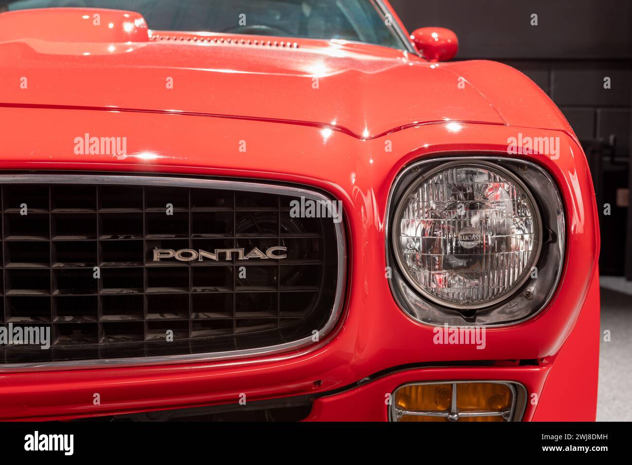 Sparkford.Somerset.United Kingdom.January 7th 2024.A Pontiac Firebird ...