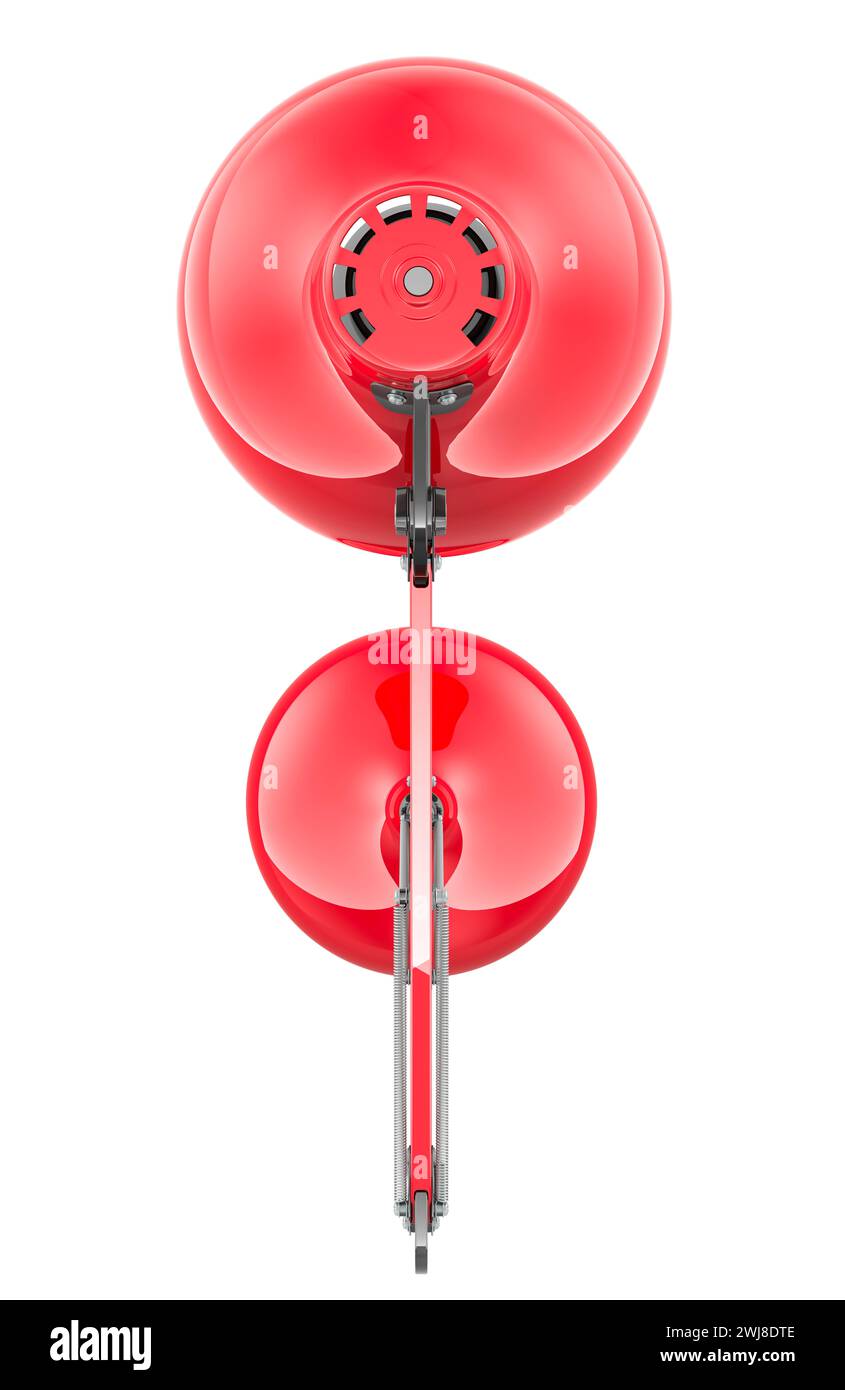 Desk lamp, top view. 3D rendering isolated on white background Stock ...