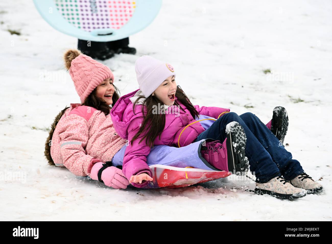 New York, New York, USA. 13th Feb, 2024. New York City is hit with the ...