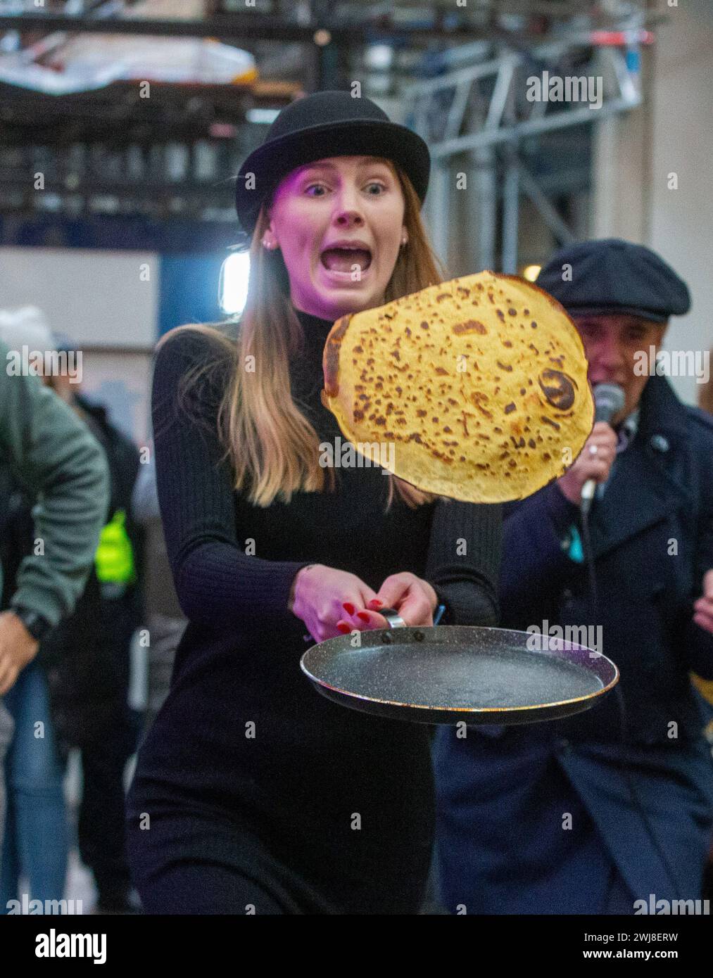 London, England, UK. 13th Feb, 2024. People take part in the annual ...