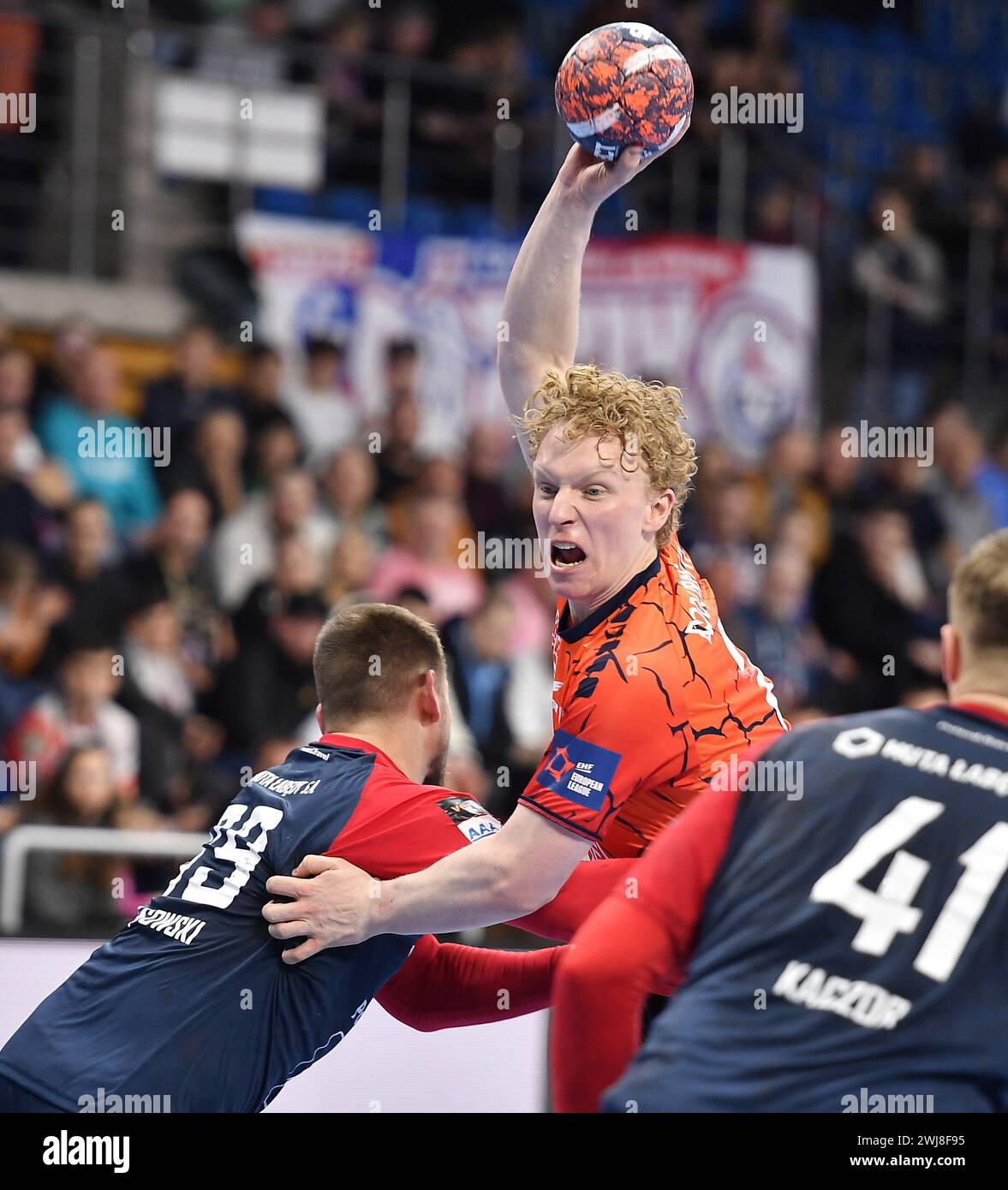 2024.02.13 Dabrowa Gornicza Pilka reczna Mezczyzn EHF Liga Europy Liga ...