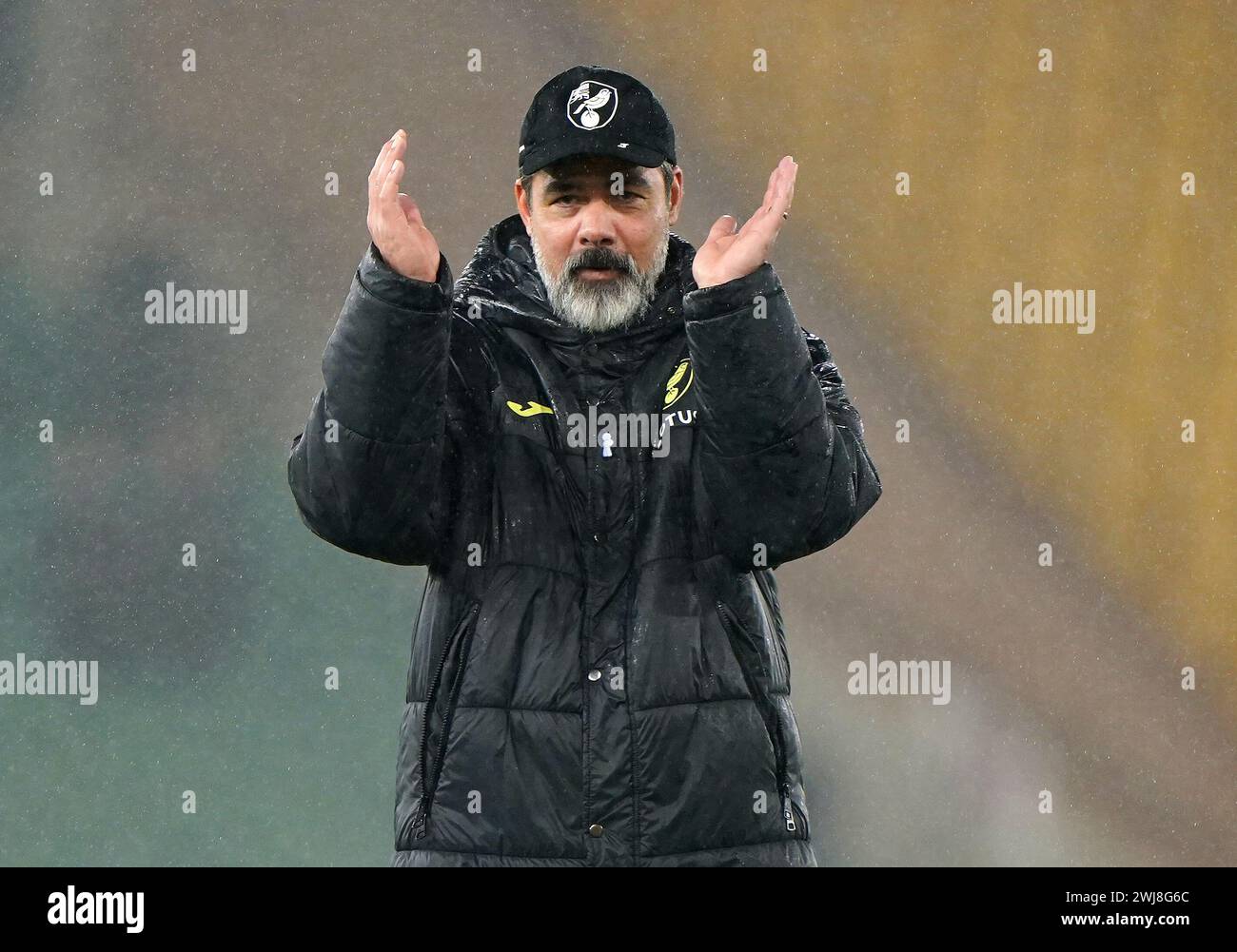 Norwich City manager David Wagner applauds the fans following the Sky ...