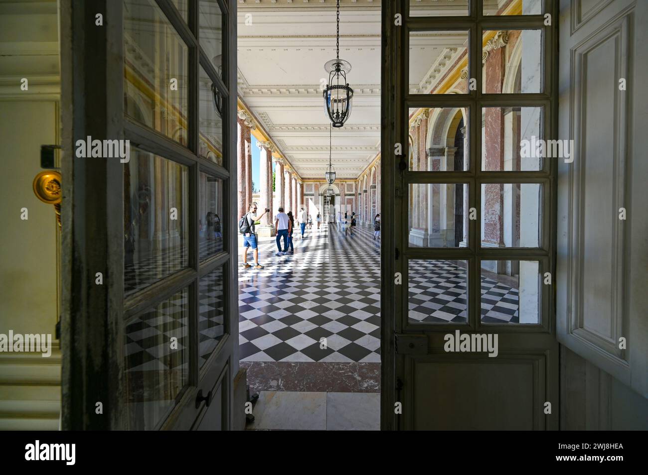 Versailles, Paris, France, June 2022. Stunning viewpoint shot from ...