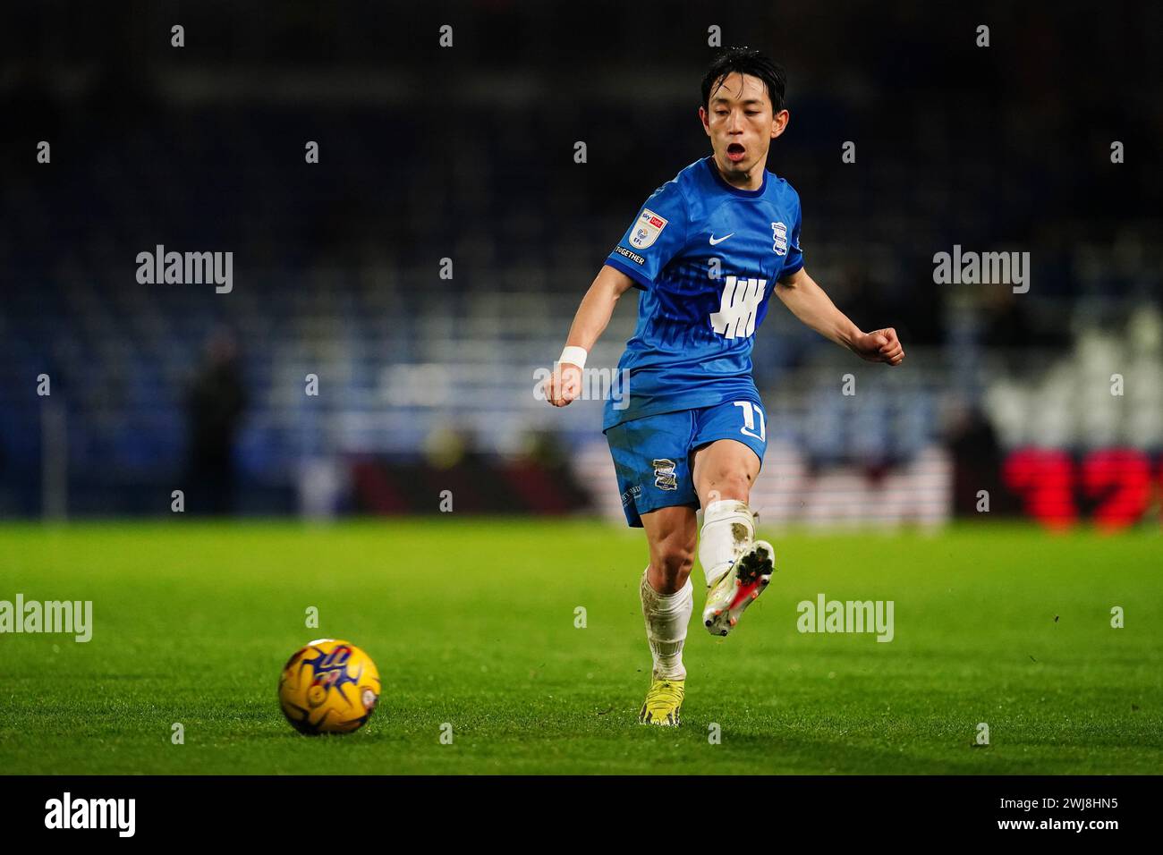 Birmingham City's Koji Miyoshi during the Sky Bet Championship match at ...