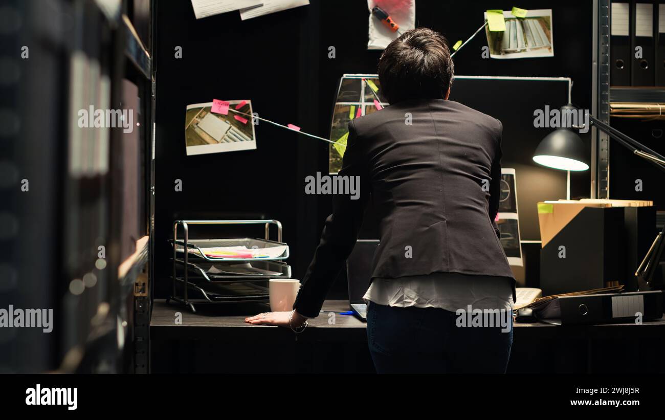 Officer employed to find missing person, private investigator looking ...