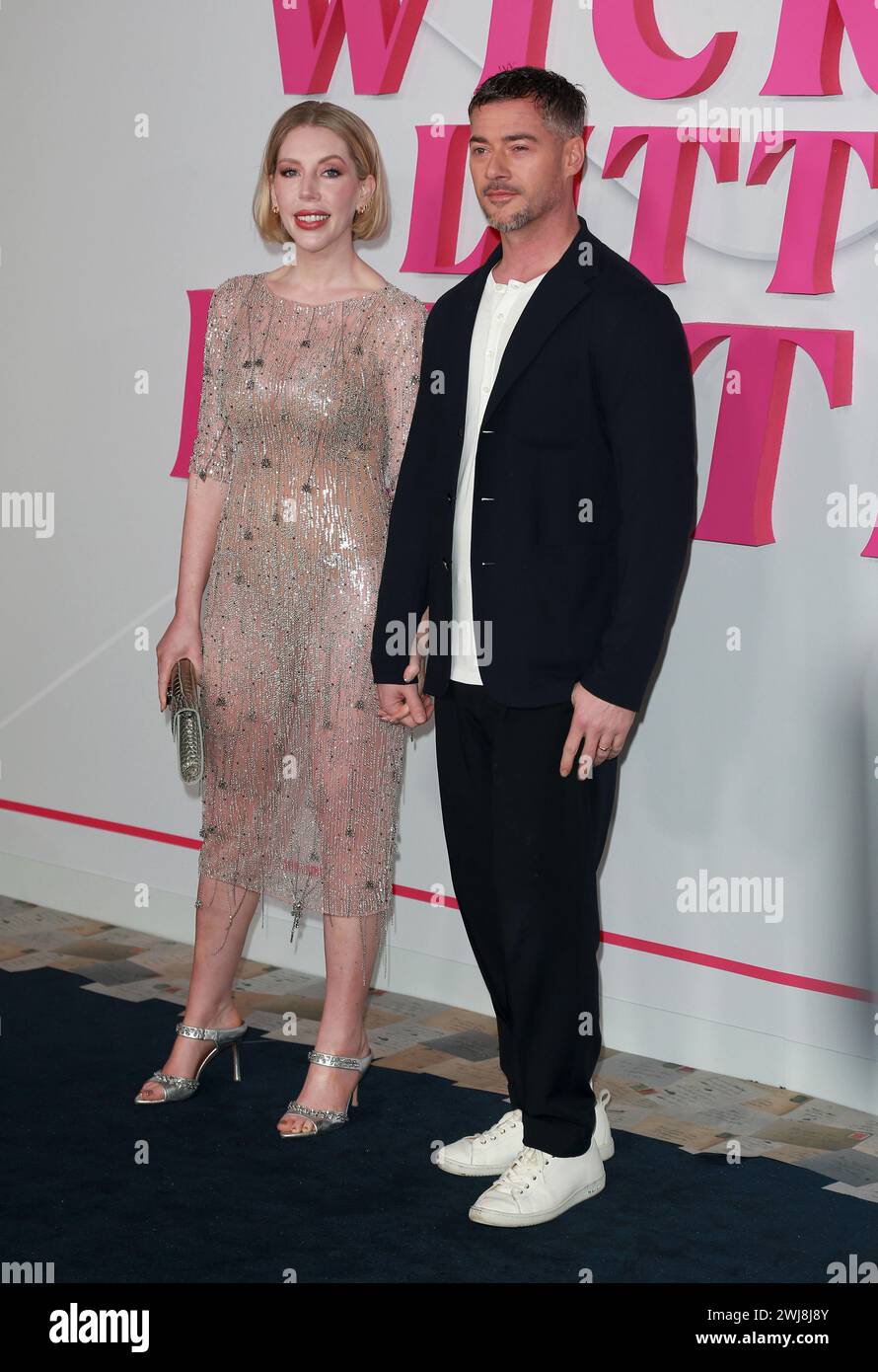 London, UK. 13th Feb, 2024. Katherine Ryan and Bobby Kootstra attend ...