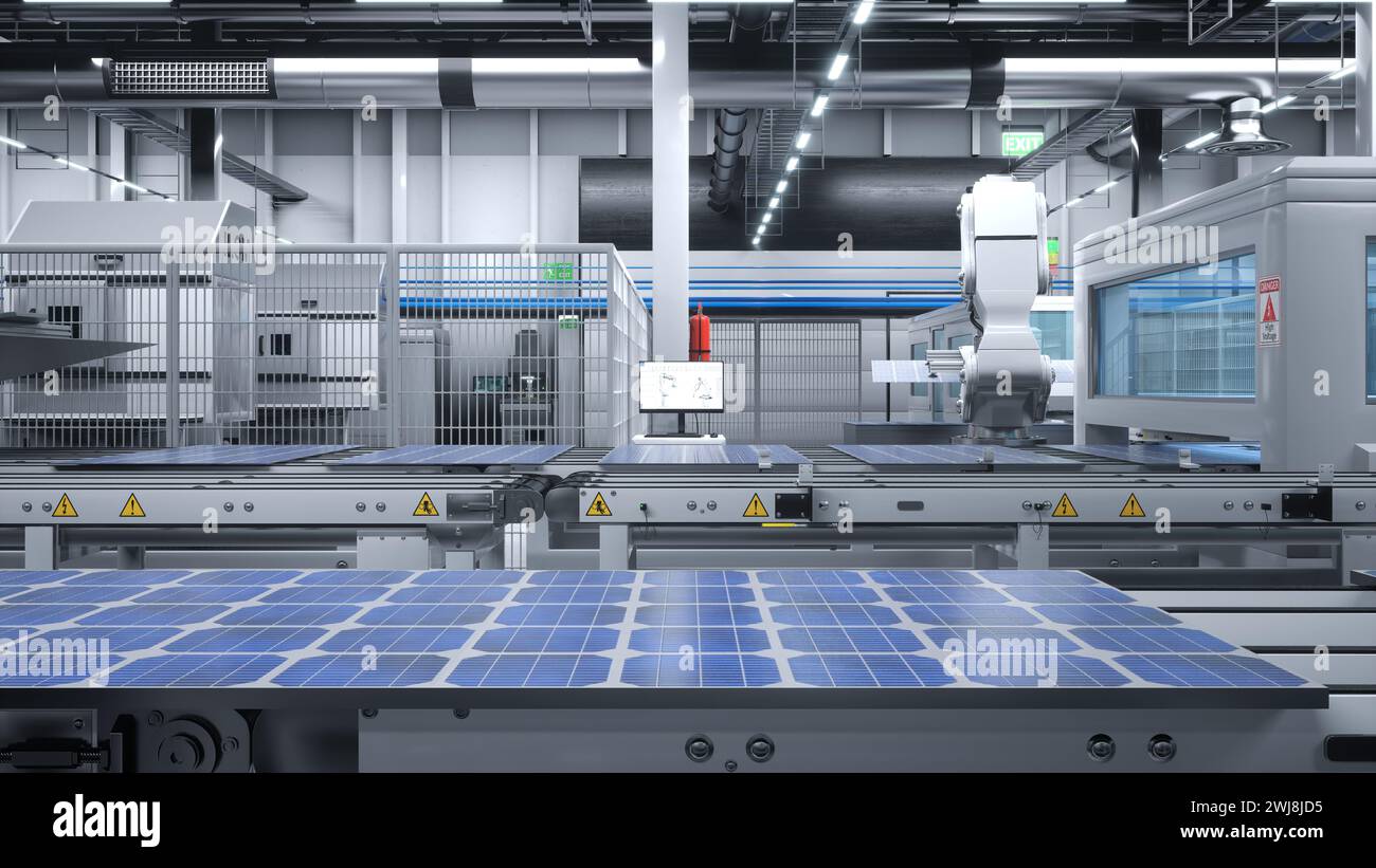 Solar cell manufacturing machine hi-res stock photography and images ...