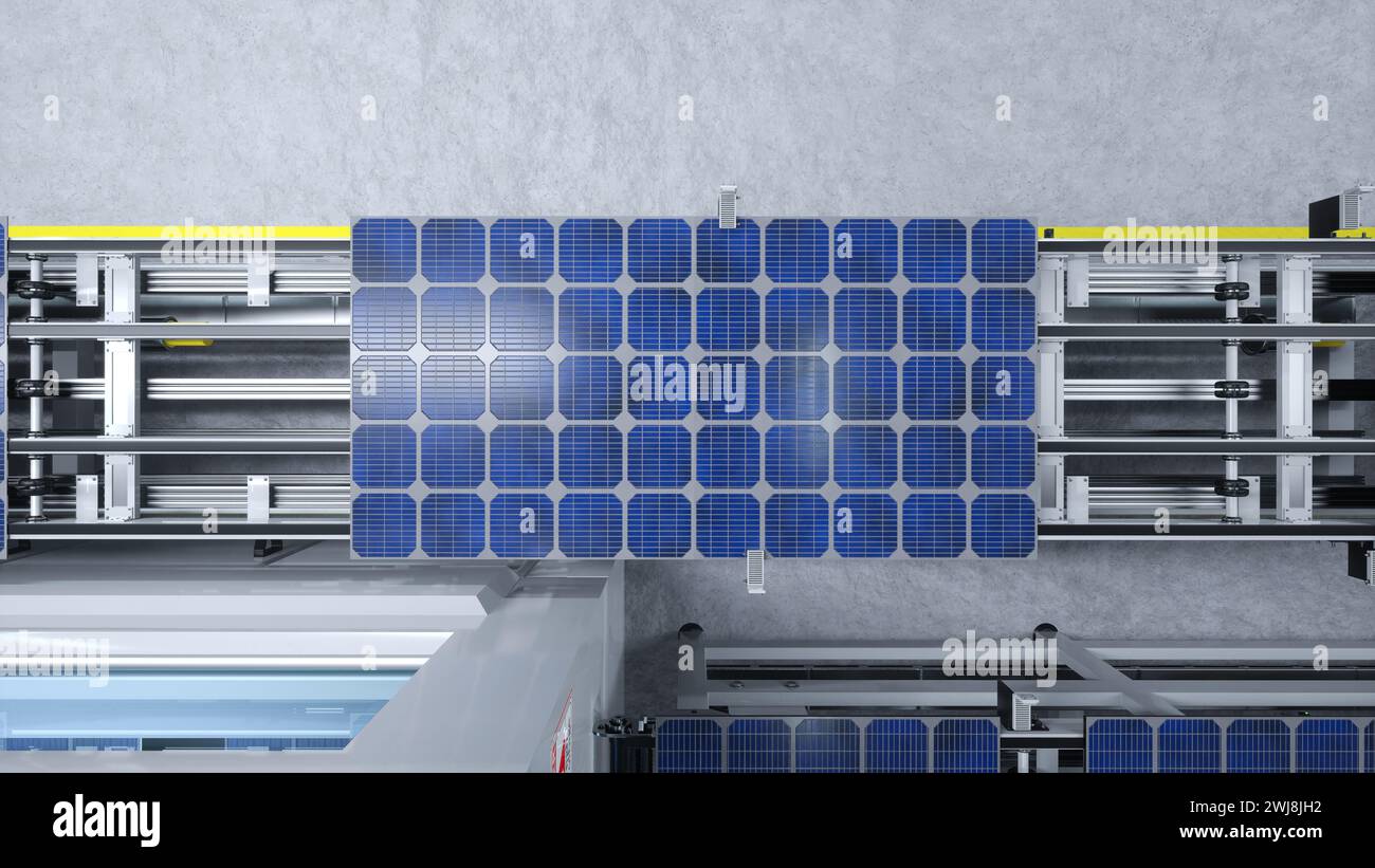 Solar cell manufacturing machine hi-res stock photography and images ...