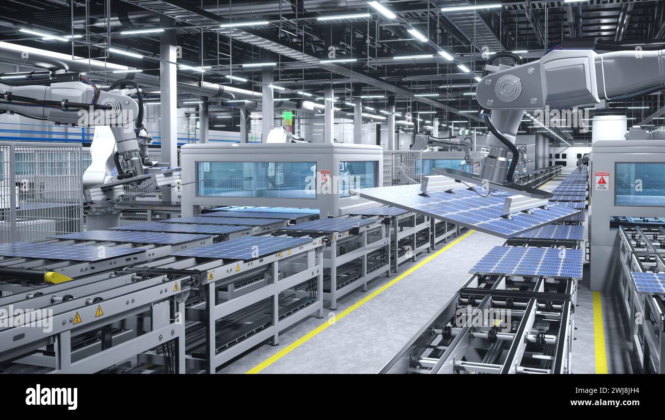 Solar cell manufacturing machine hi-res stock photography and images ...