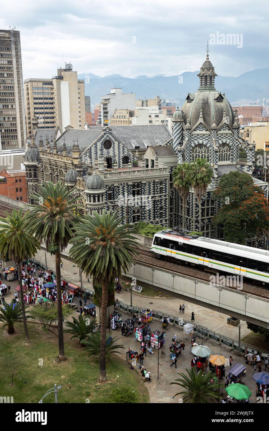 Medellin, Antioquia. Colombia - December 6, 2023. Medellin Metro is the ...
