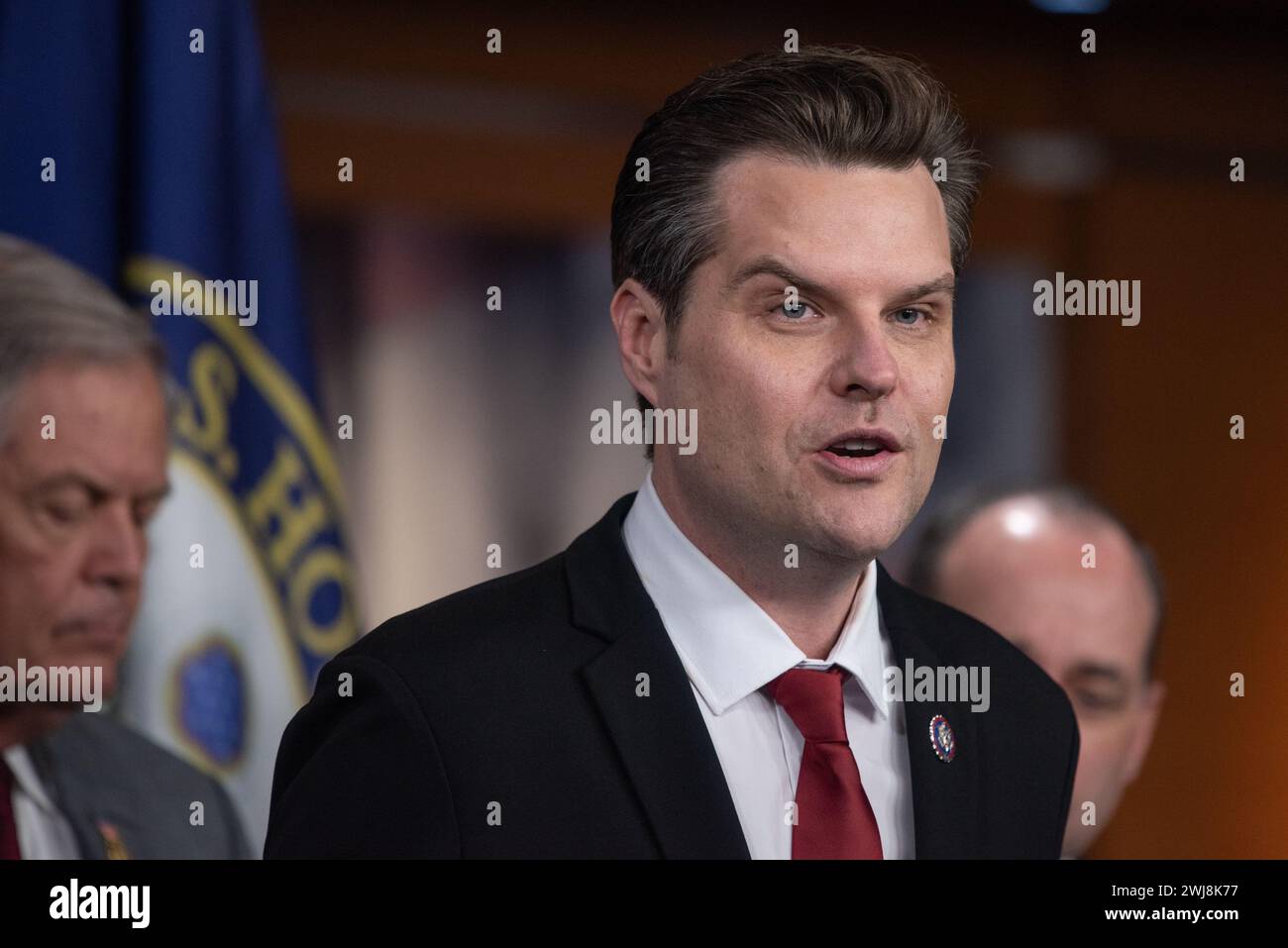 United States Representative Matt Gaetz (Republican of Florida) at a ...