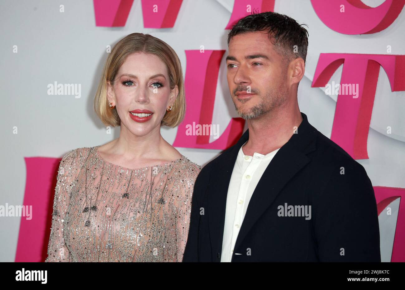 London, UK. 13th Feb, 2024. Katherine Ryan and Bobby Kootstra attend ...