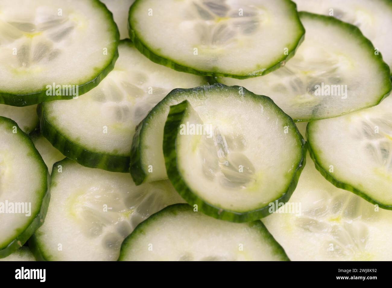 Cross section of cucumber hi-res stock photography and images - Alamy