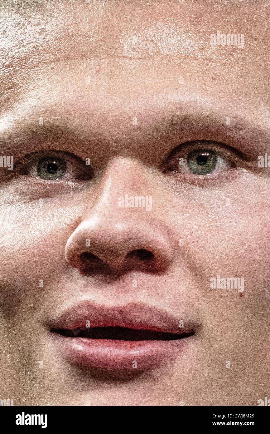 Manchester City's Erling Haaland after FC Copenhagen have met ...