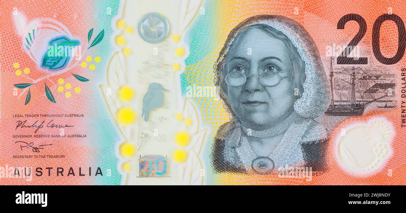 Australia currency Banknotes of Australia paper money twenty dollar ...