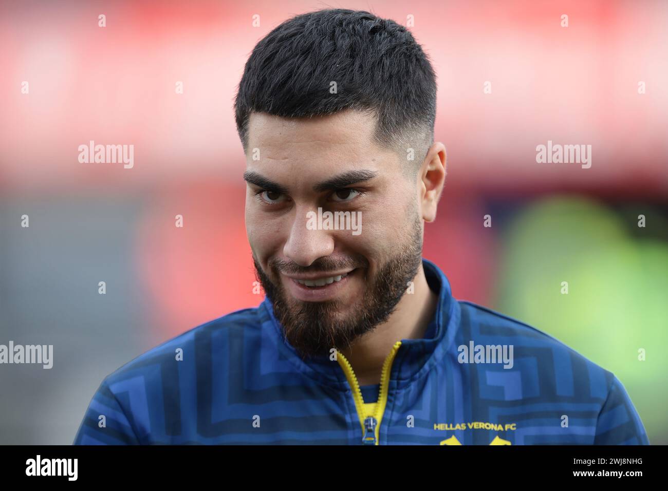 Monza, Italy. 11th Feb, 2024. Suat Serdar of Hellas Verona looks on ...