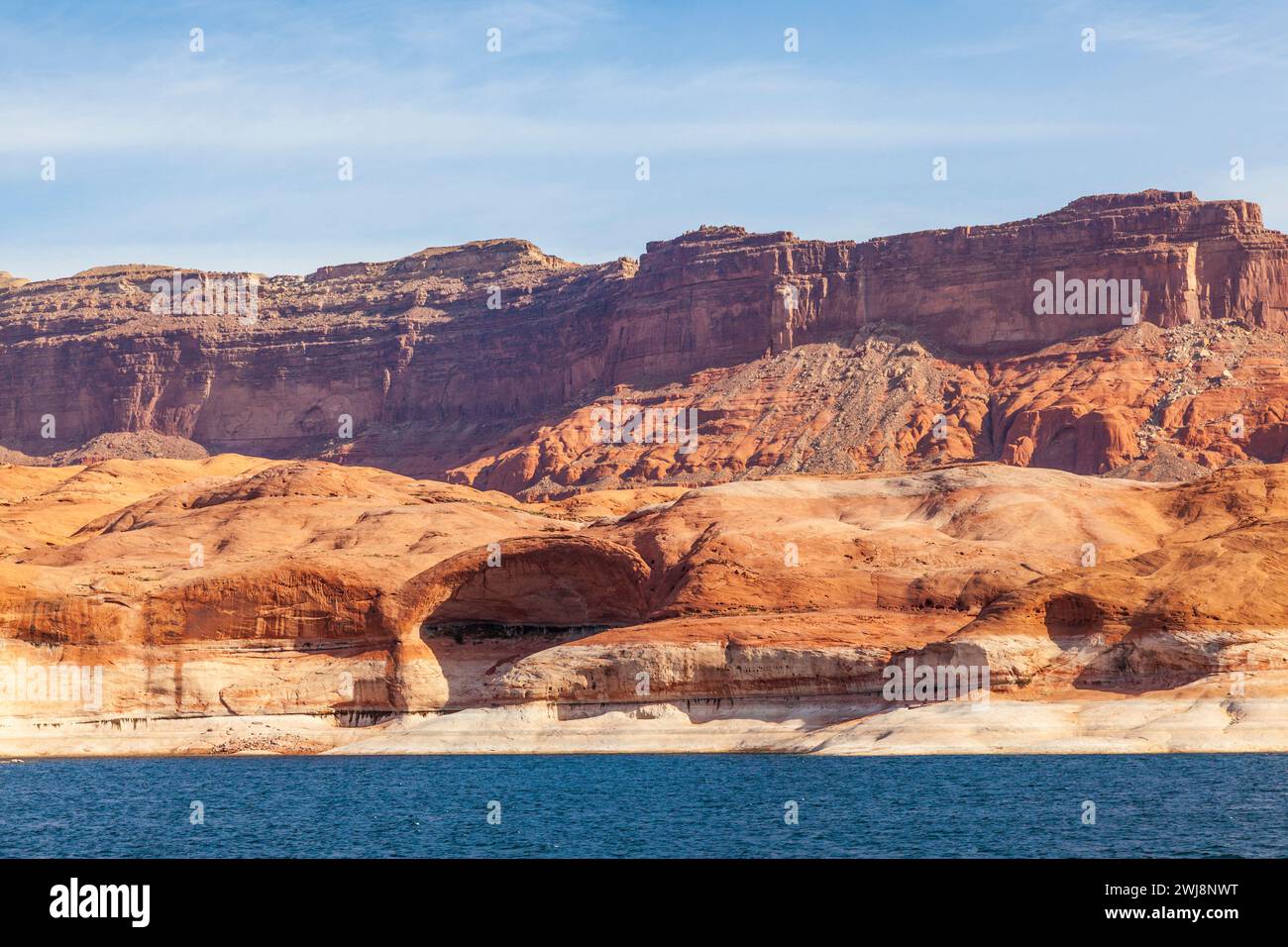 Lake Powell and the Glen Canyon National Recreation area, and reservoir ...