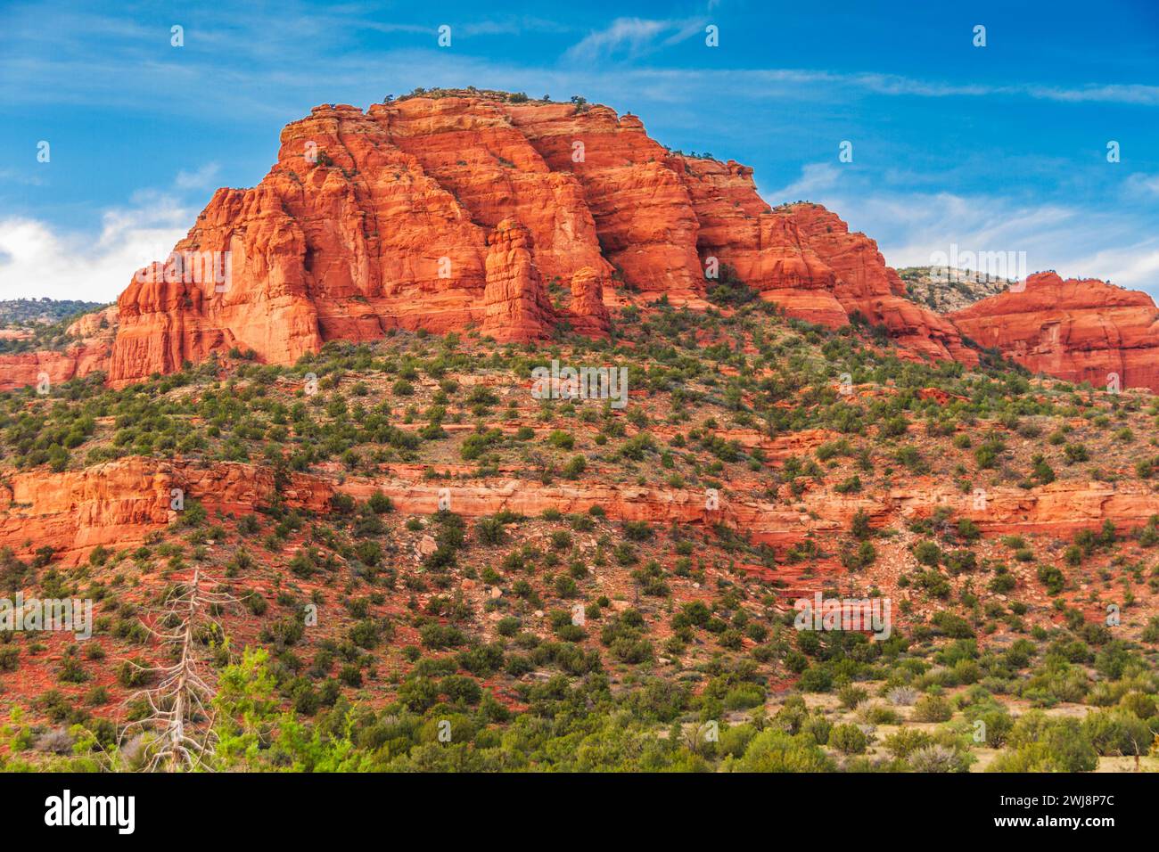 Red Sandstone hills around Sedona, Arizona, are a unique geological ...