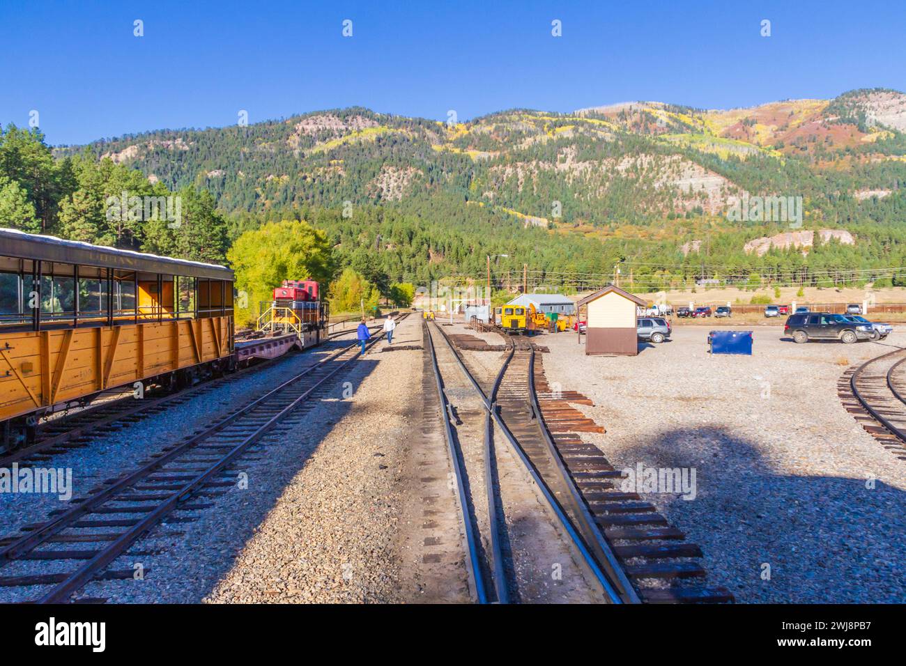 Rockwood Train Station on the Durango and Silverton Narrow Gauge ...