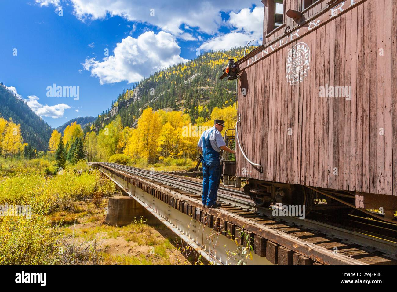 1880's Wooden Caboose #0505, still in service on Durango & Silverton ...