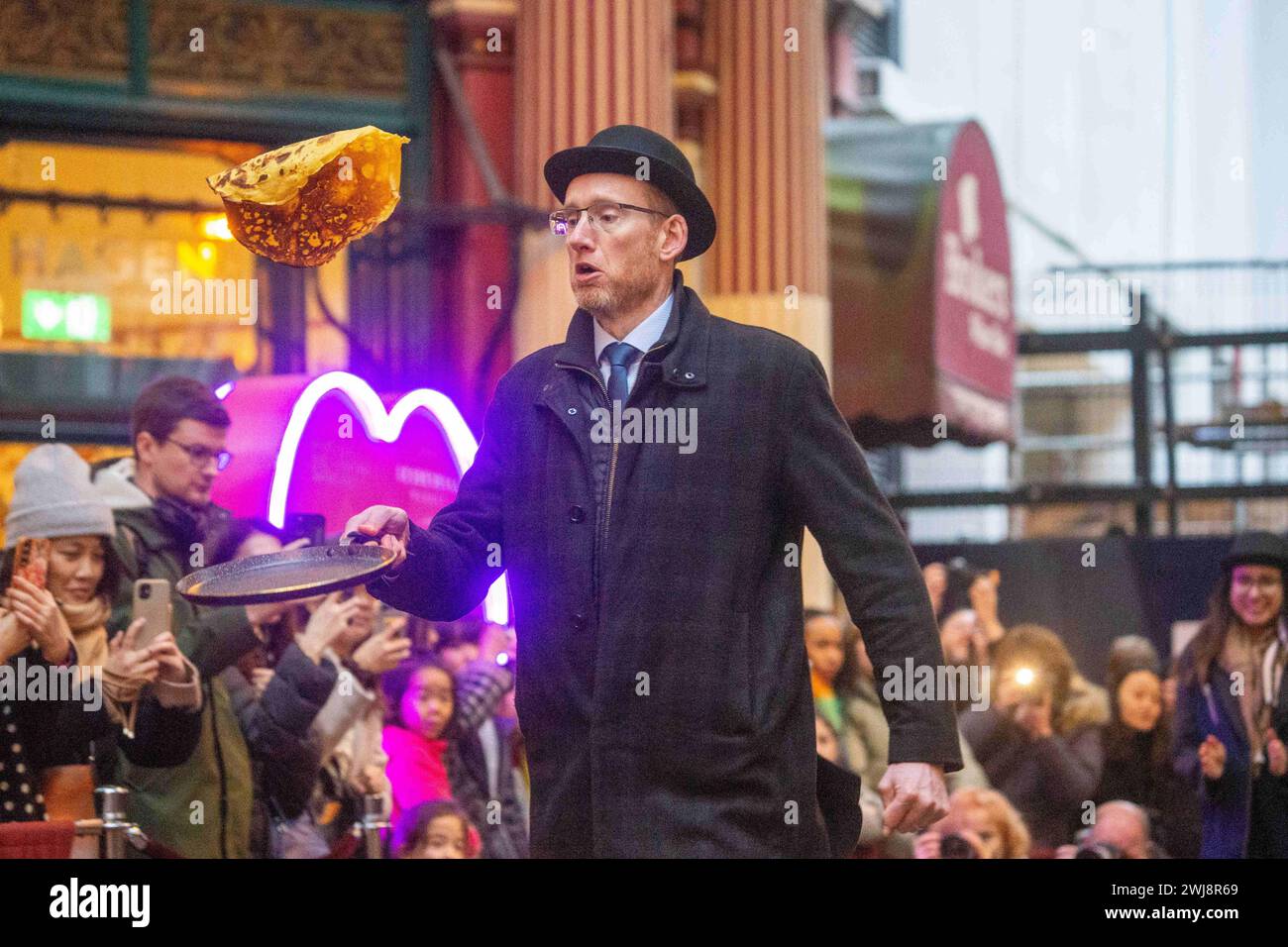 London, England, UK. 13th Feb, 2024. People take part in the annual ...