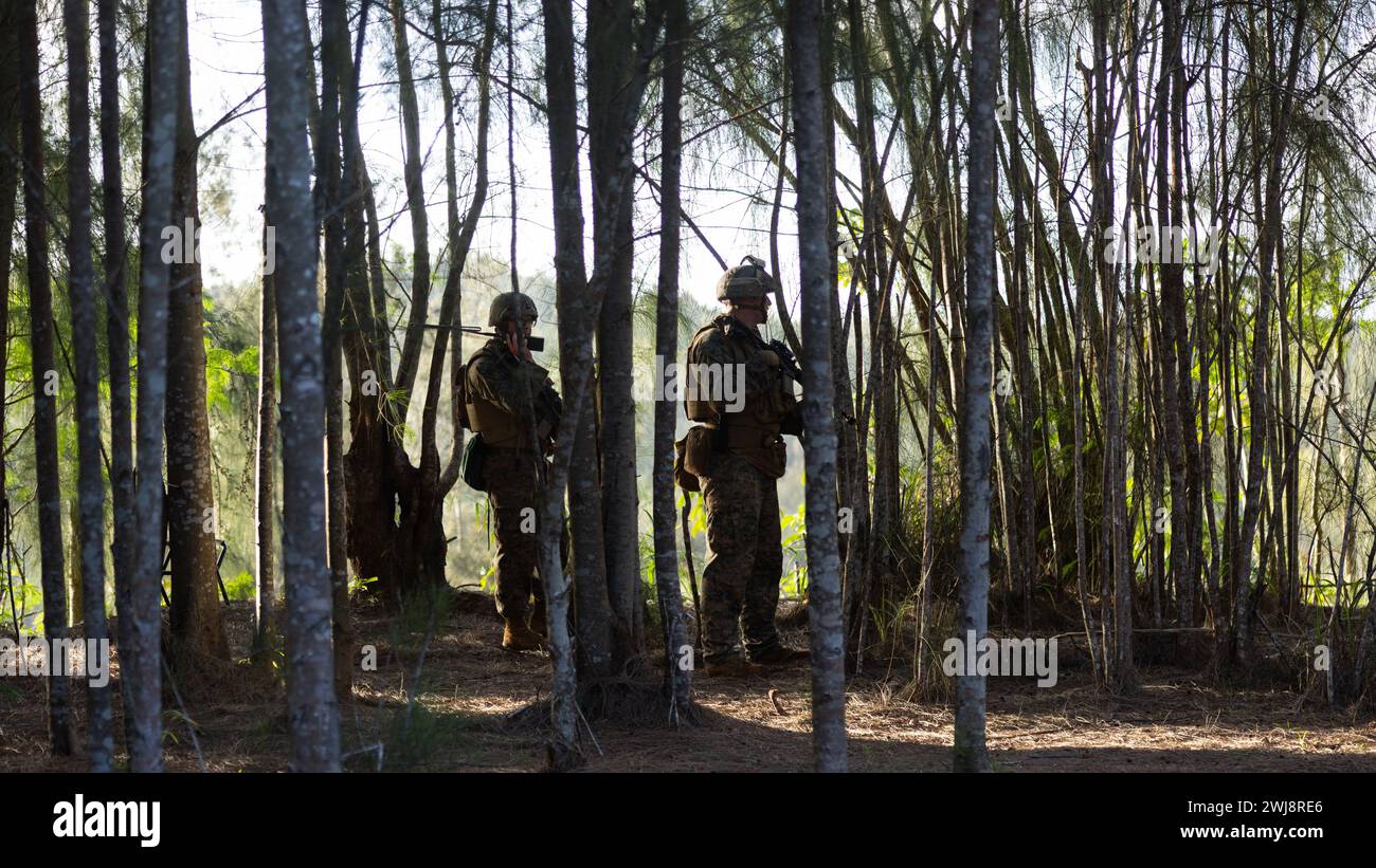 U.S. Marines with 3d Littoral Logistics Battalion, 3d Marine Littoral ...