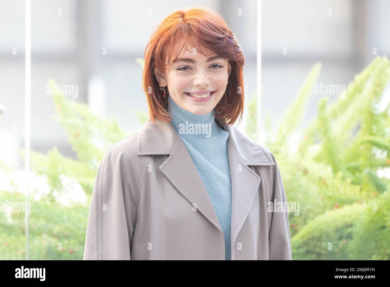 Rome, Italy. 13th Feb, 2024. Italian actress Serena De Ferrari attends ...