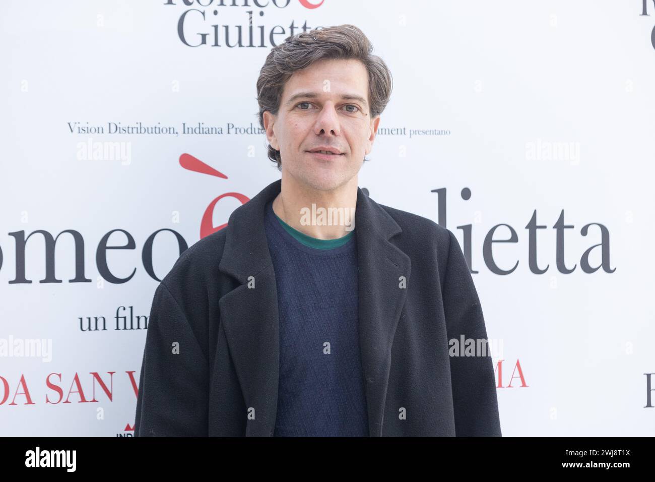 Rome, Italy. 13th Feb, 2024. Italian actor Domenico Diele attends the ...