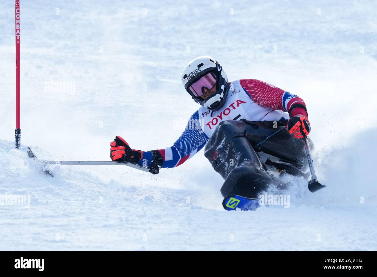 Sapporo, Japan. 13th Feb, 2024. Lou Braz-Dagand (FRA) Alpine Skiing ...