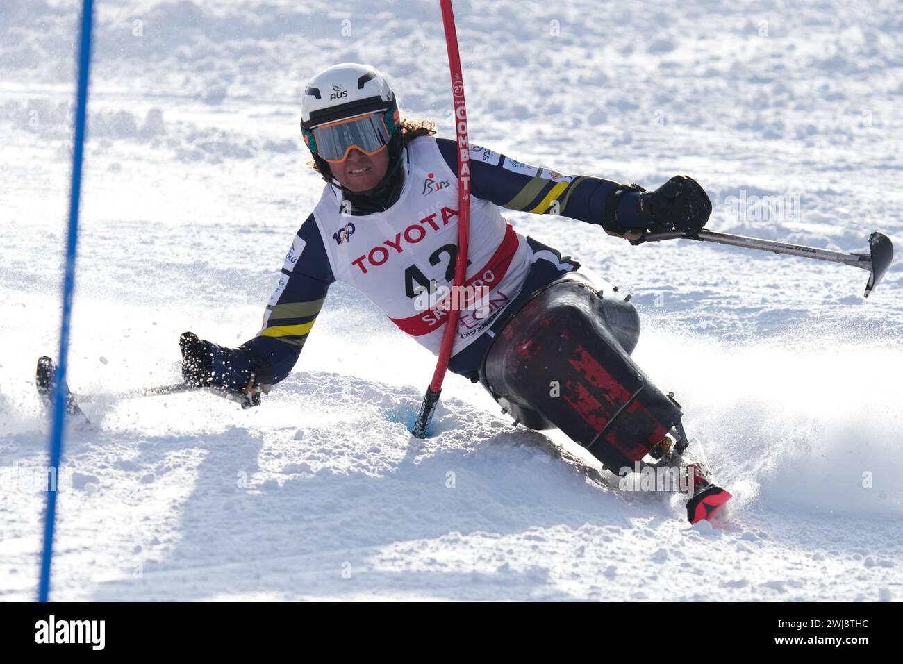 Josh Hanlon (AUS), FEBRUARY 13, 2024 - Alpine Skiing : Men's Slalom ...