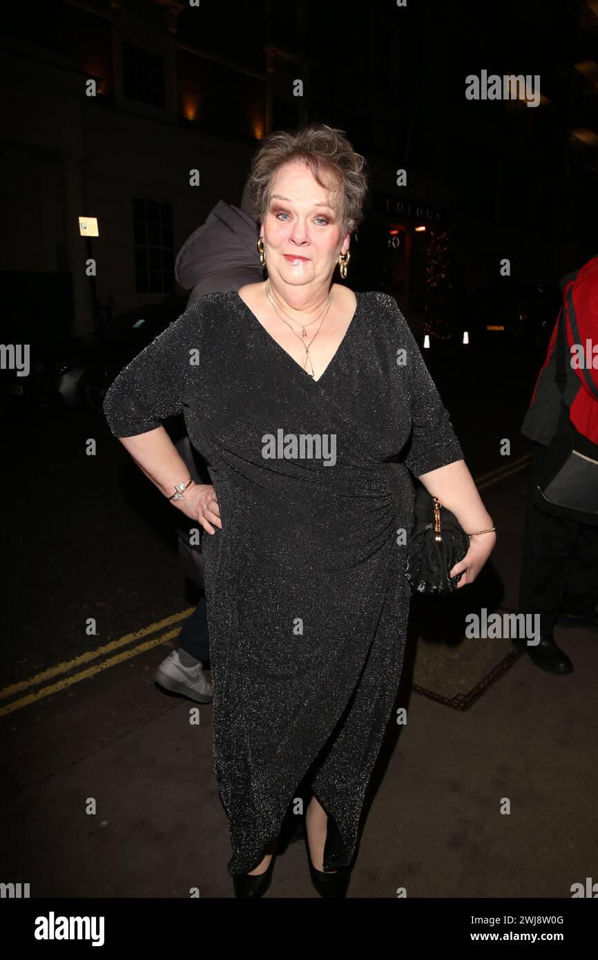 Anne Hegerty attends TV Choice Awards at London Hilton Hotel. NO TV ...