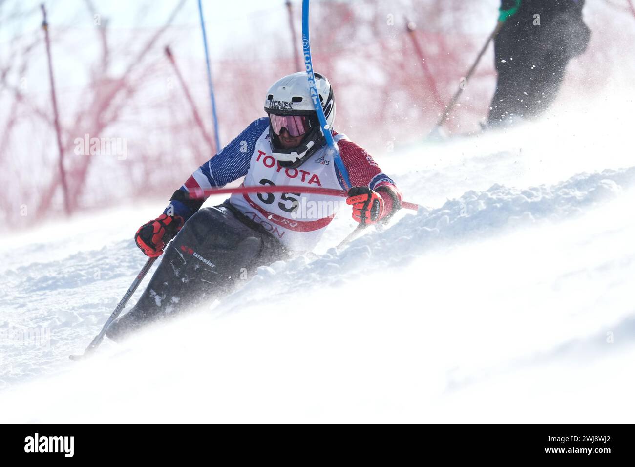 Sapporo, Japan. 13th Feb, 2024. Lou Braz-Dagand (FRA) Alpine Skiing ...