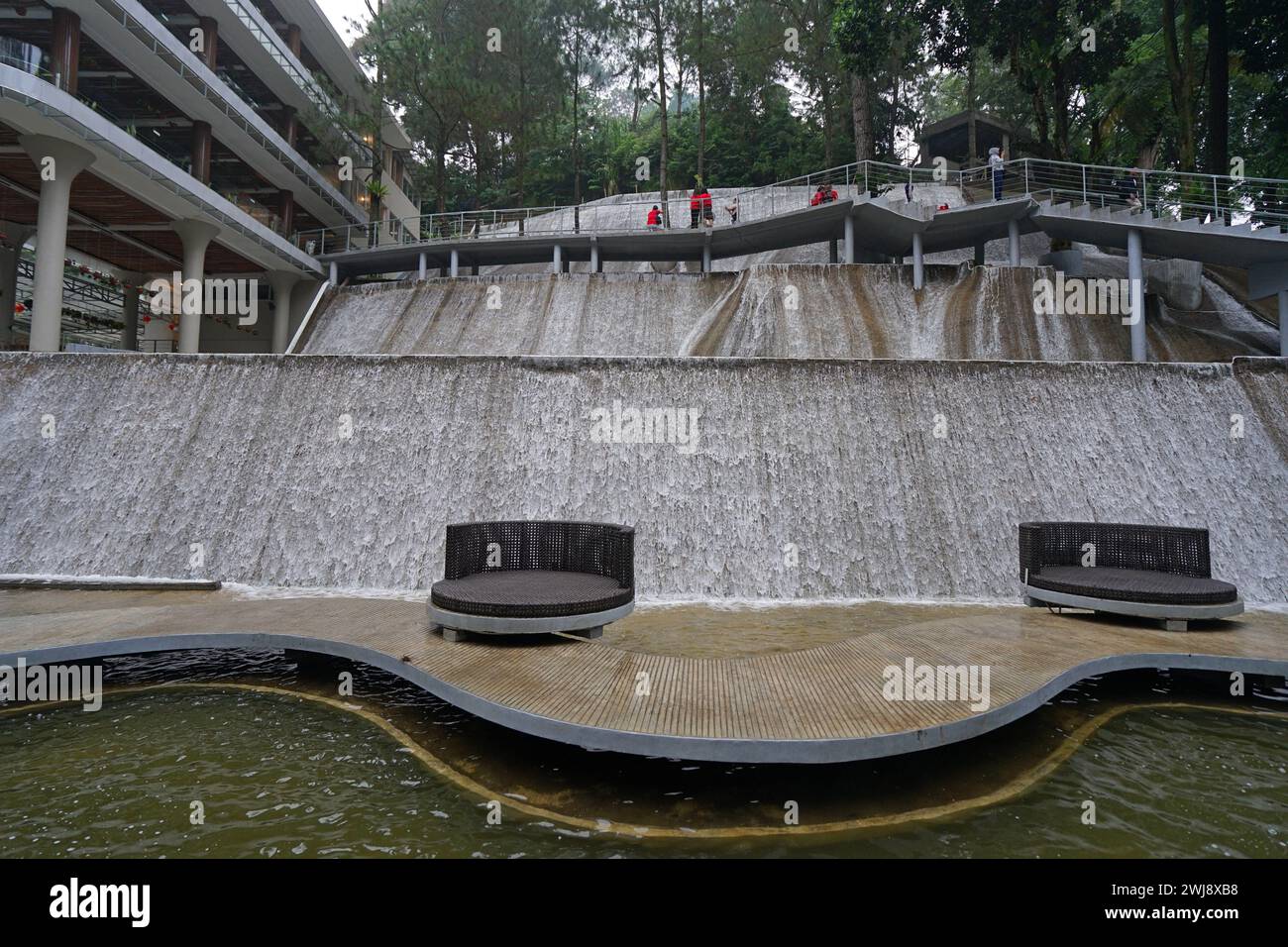 Heha Waterfall Park, Puncak, Bogor, West Java, Indonesia Stock Photo ...