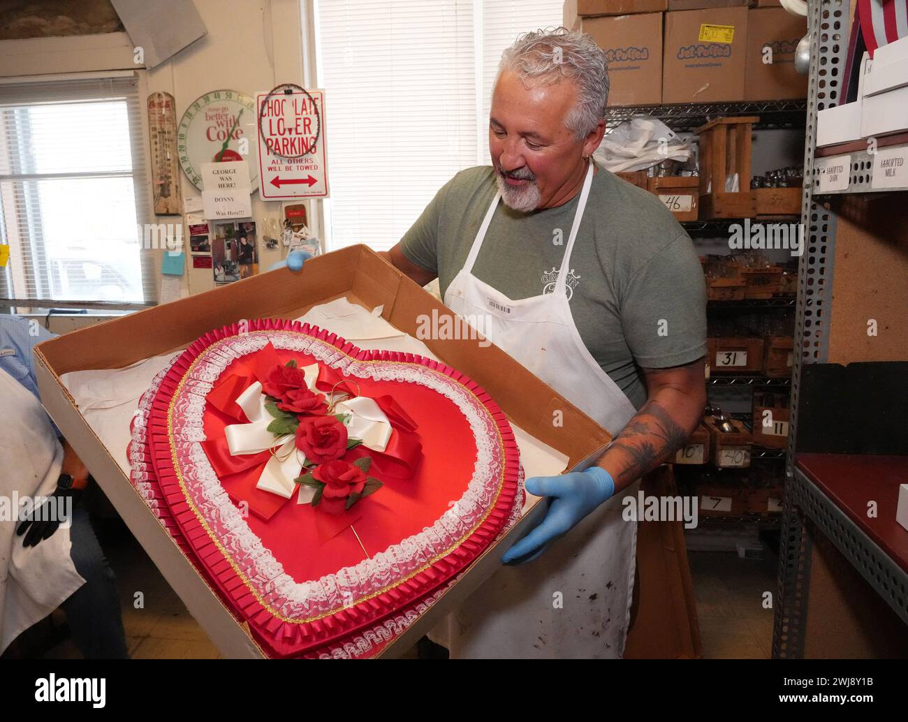 St. Louis, United States. 17th Feb, 2024. Andy Karandzieff, owner of ...