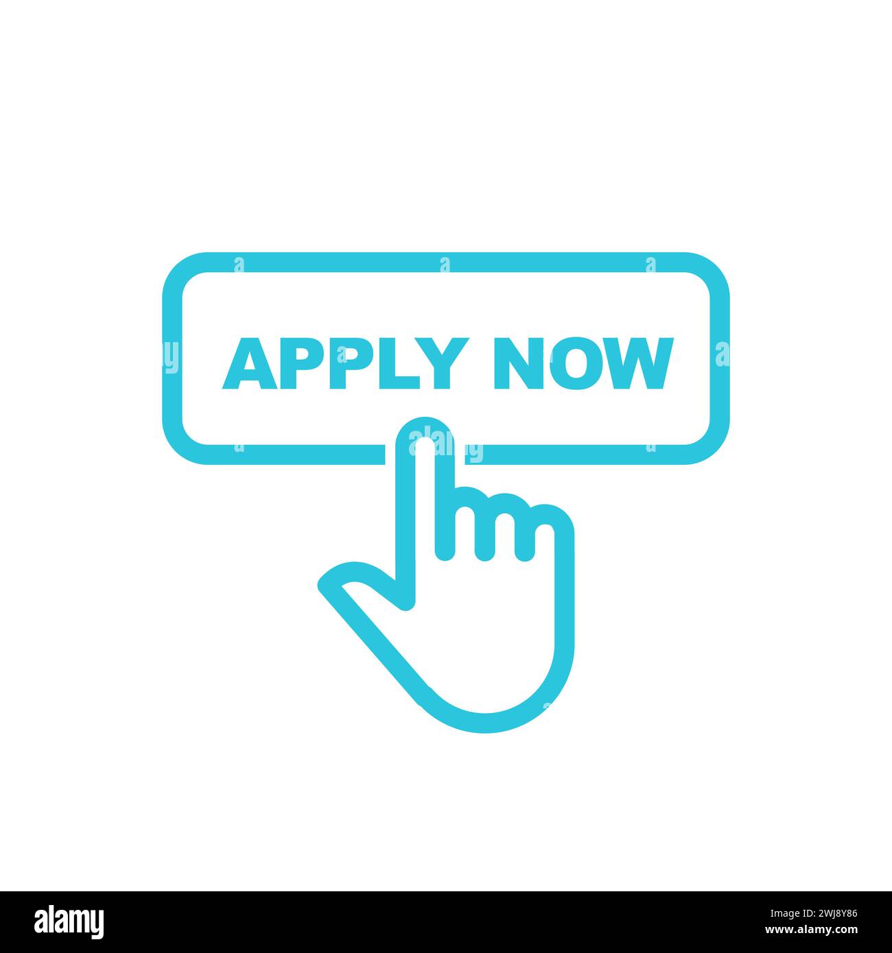 Apply now icon Cut Out Stock Images & Pictures - Alamy