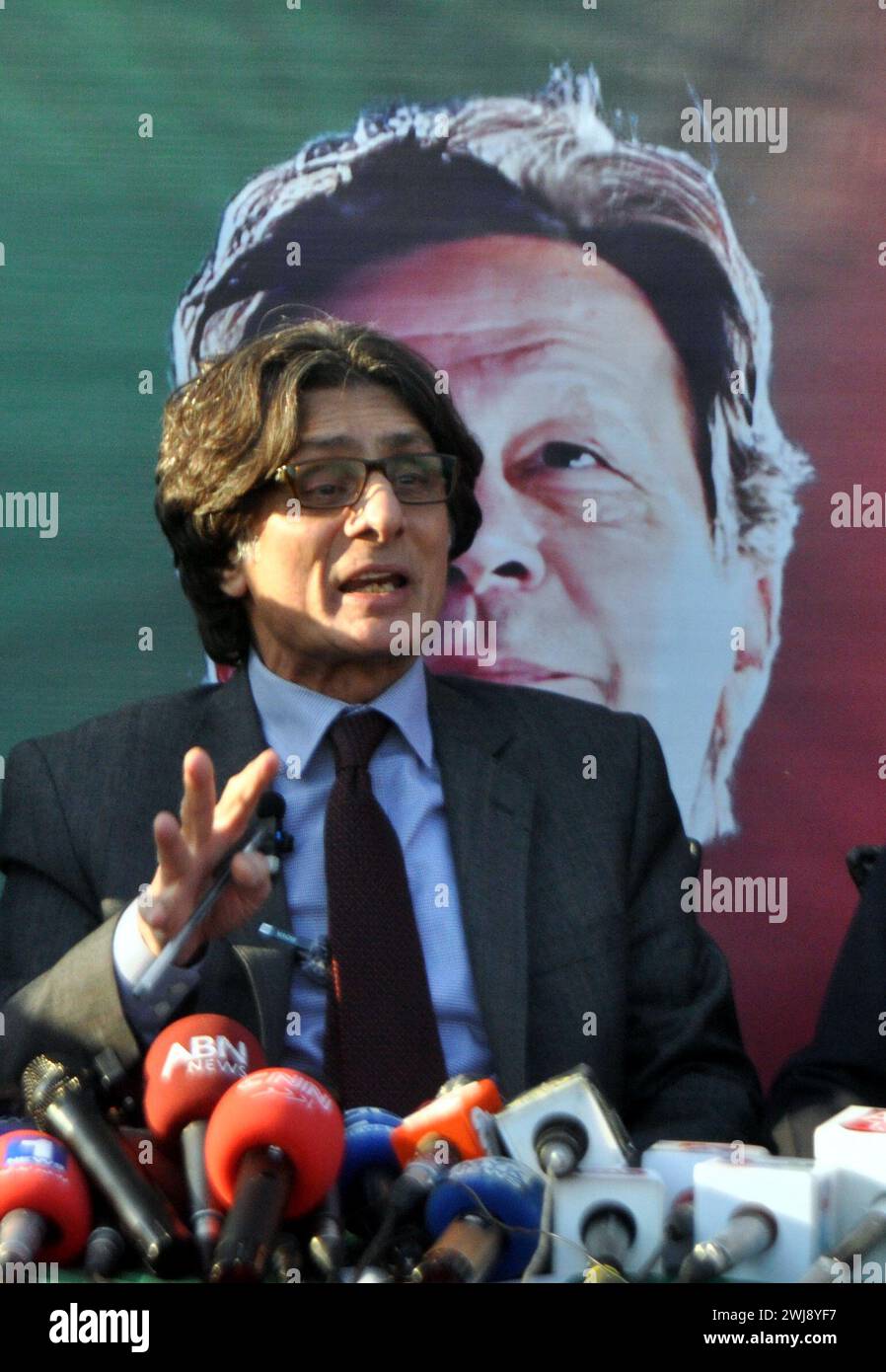 Rauf Hassan, central information secretary of Pakistan Tehrik-e-Insaf ...