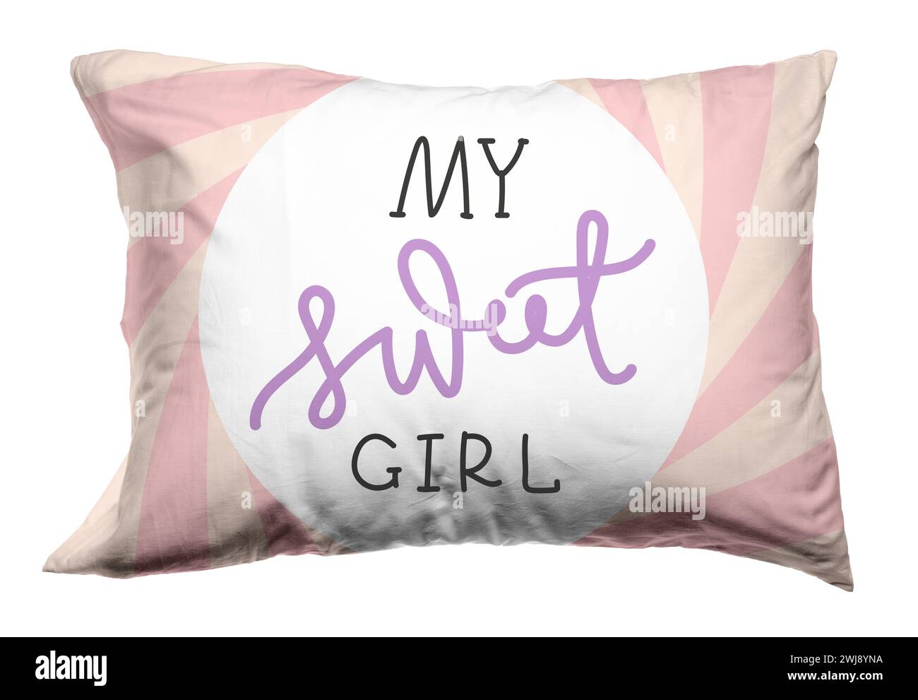 Girl sleep on bed Cut Out Stock Images & Pictures - Alamy