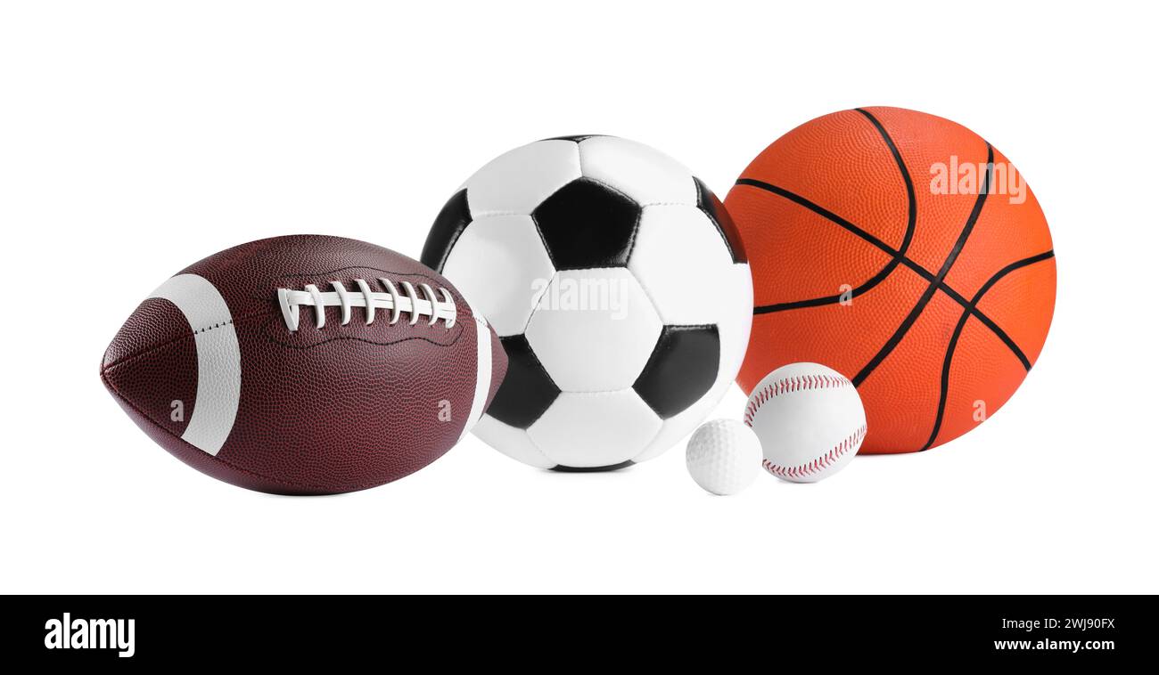 Sports balls variety hi-res stock photography and images - Alamy
