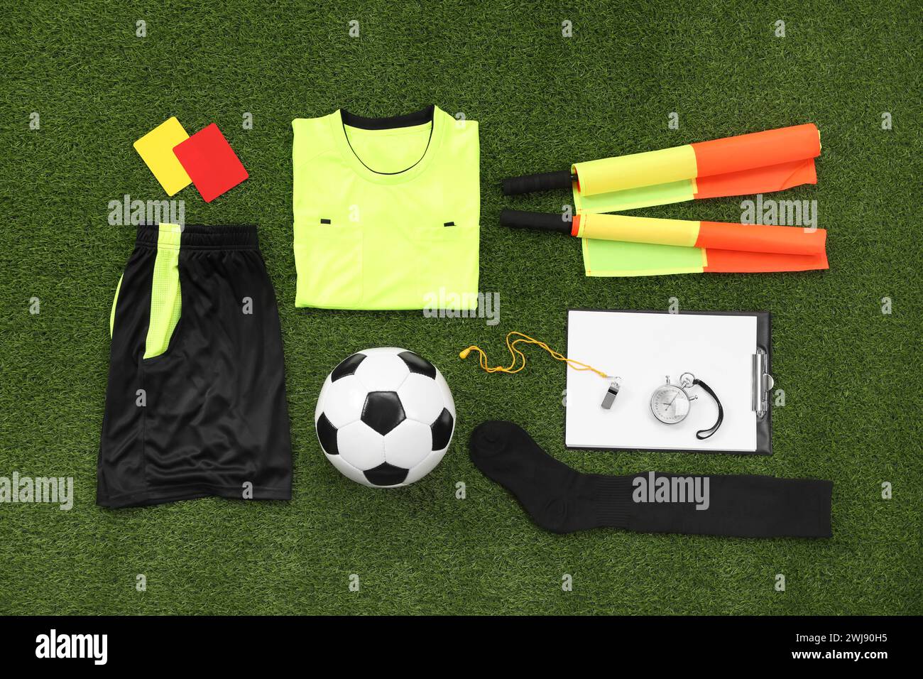 Equipment for football assistant referee hi-res stock photography and ...