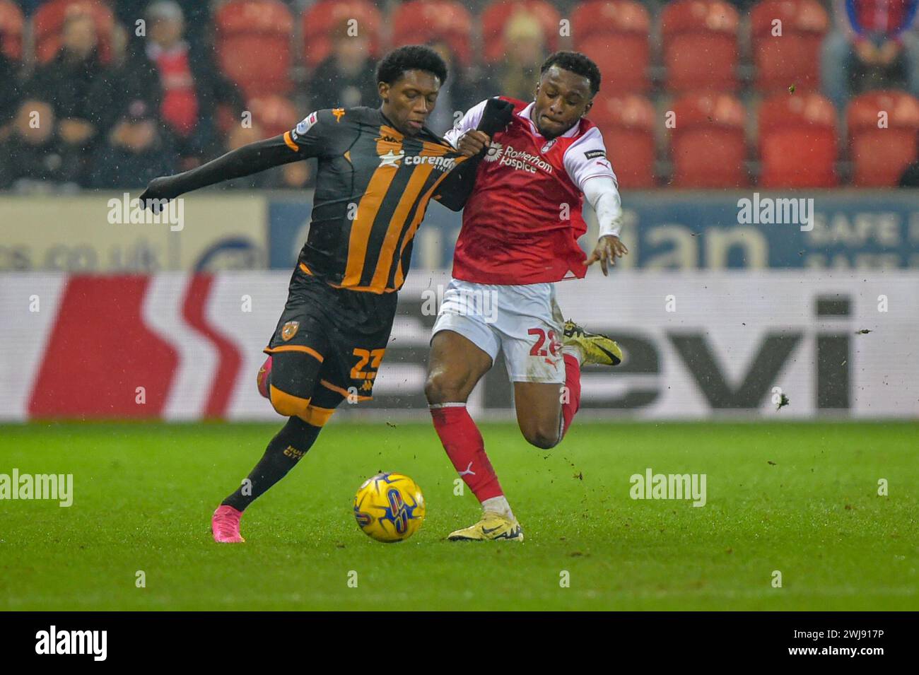 during the Sky Bet Championship match Rotherham United vs Hull City at ...