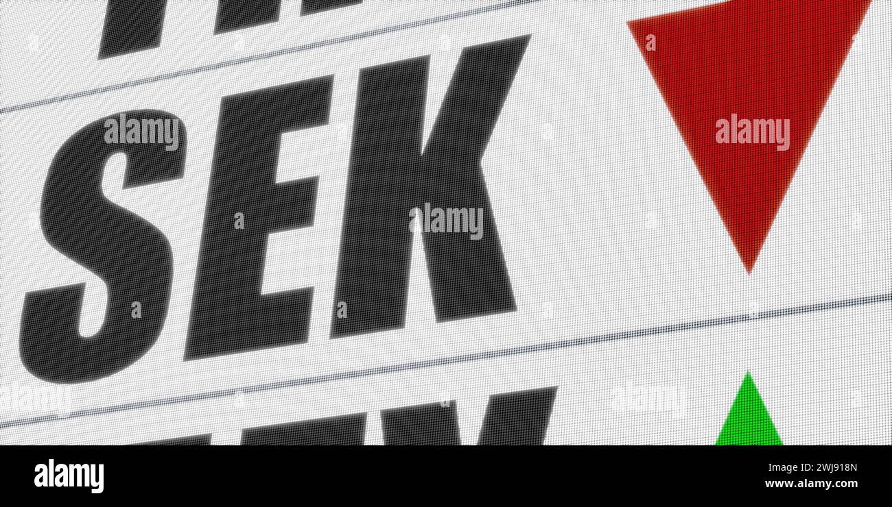 Swedish krona sign hi-res stock photography and images - Alamy